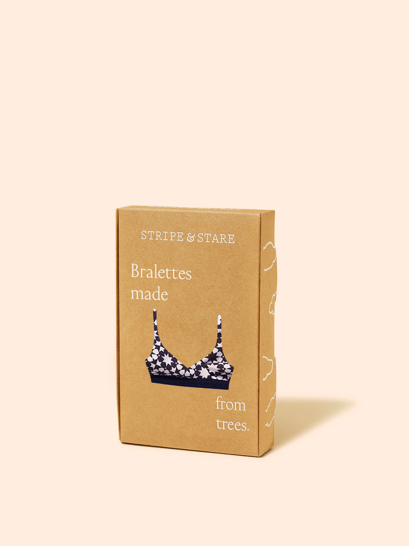 Crossover Bra - Mosaic Nights | Sustainable TENCEL™ Underwire Free Bra ...