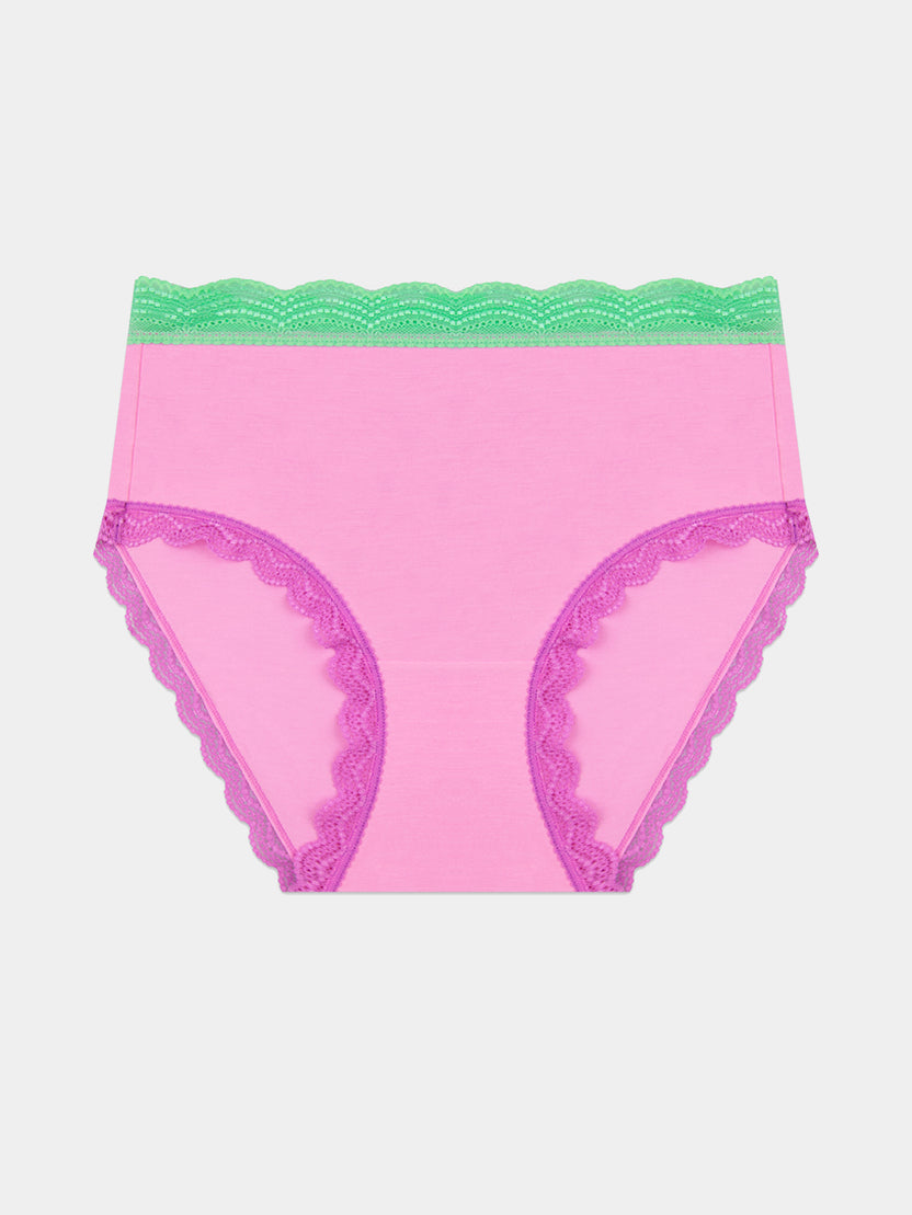High Rise Knicker - Candy Floss Brights | Sustainable TENCEL™ – Stripe ...