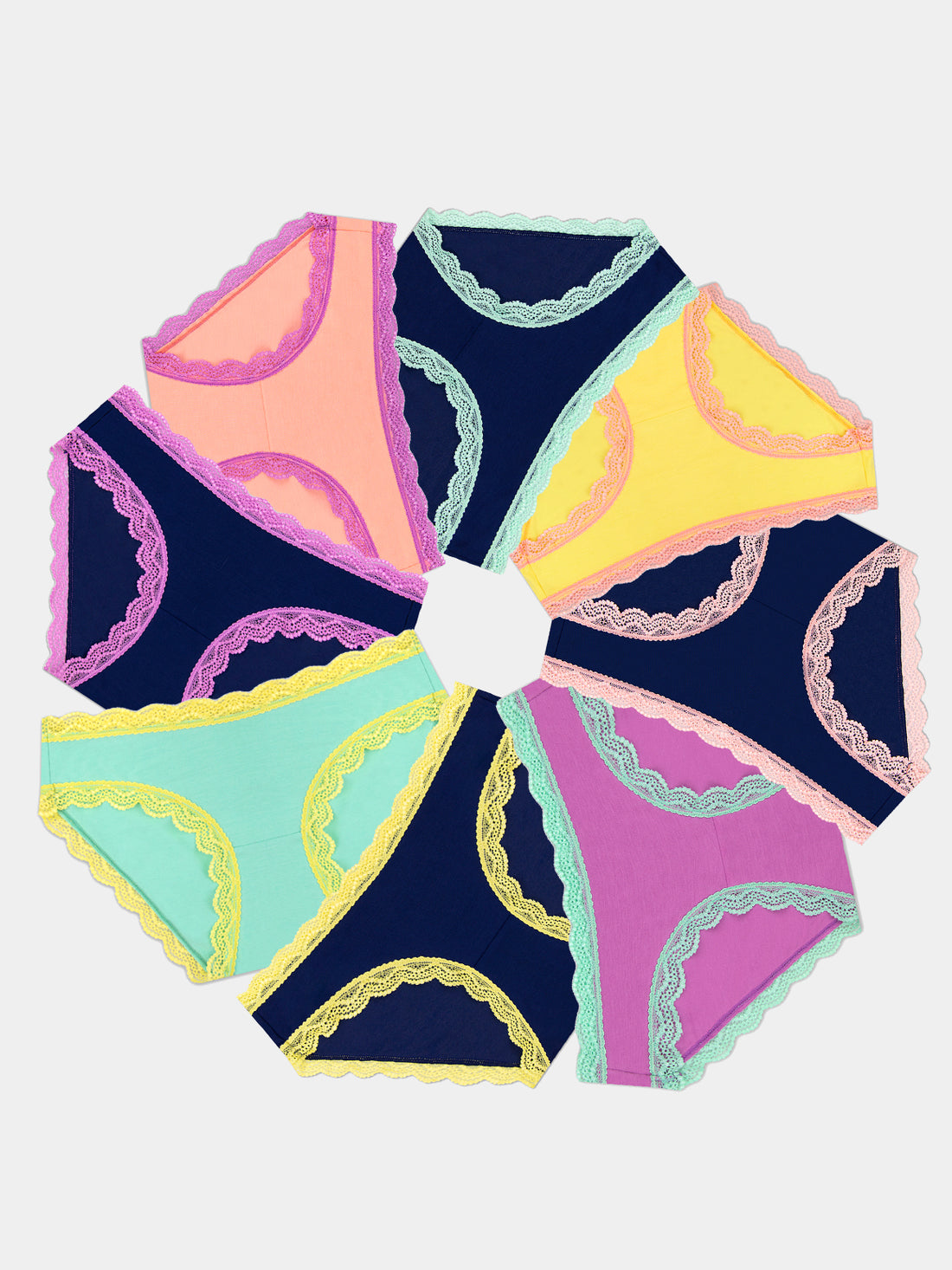 The Original Knicker Eight Pack - Pastels Box | Sustainable TENCEL ...