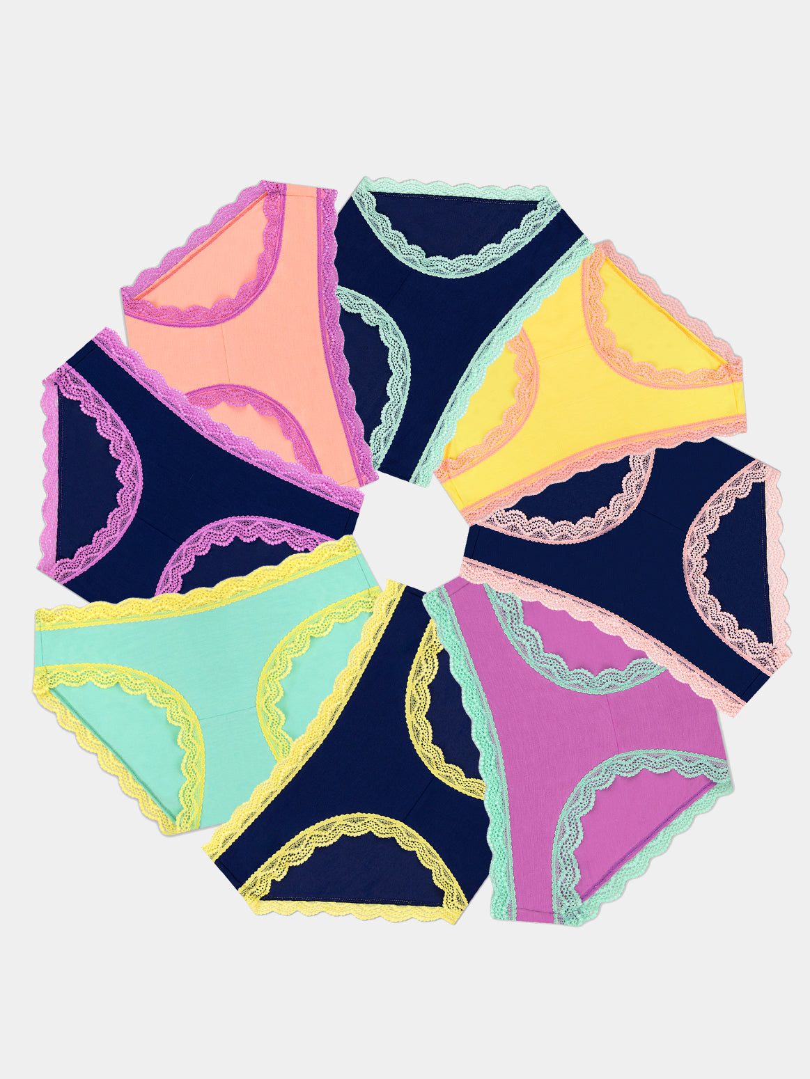 The Original Knicker Eight Pack - Pastels Box | Sustainable TENCEL ...