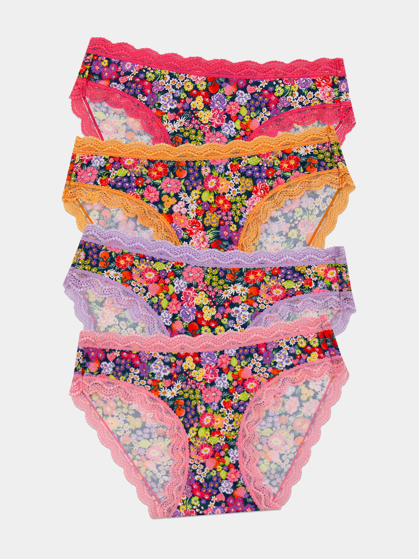 The Original Knicker Four Pack - Botanical Bloom | Sustainable TENCEL ...
