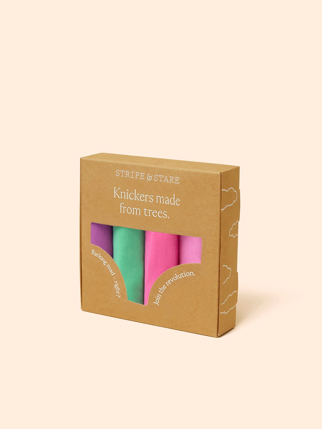 The Original Knicker Four Pack - Candy Floss Brights | TENCEL™ – Stripe ...