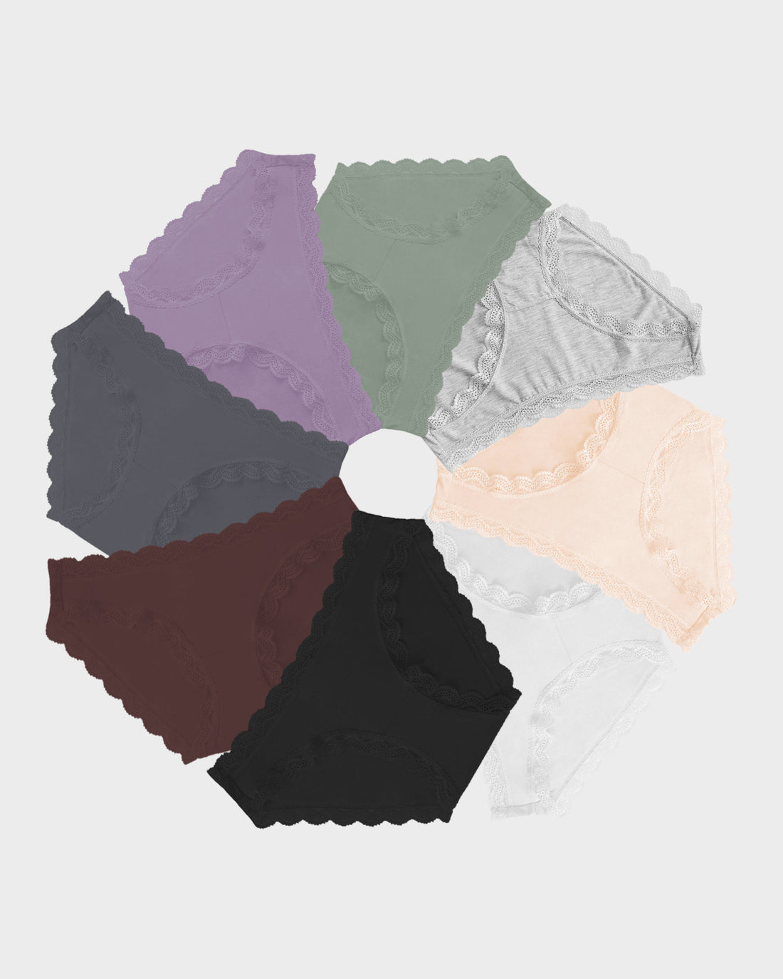The Original Knicker Eight Pack - Neutral Basics | TENCEL™ Underwear ...